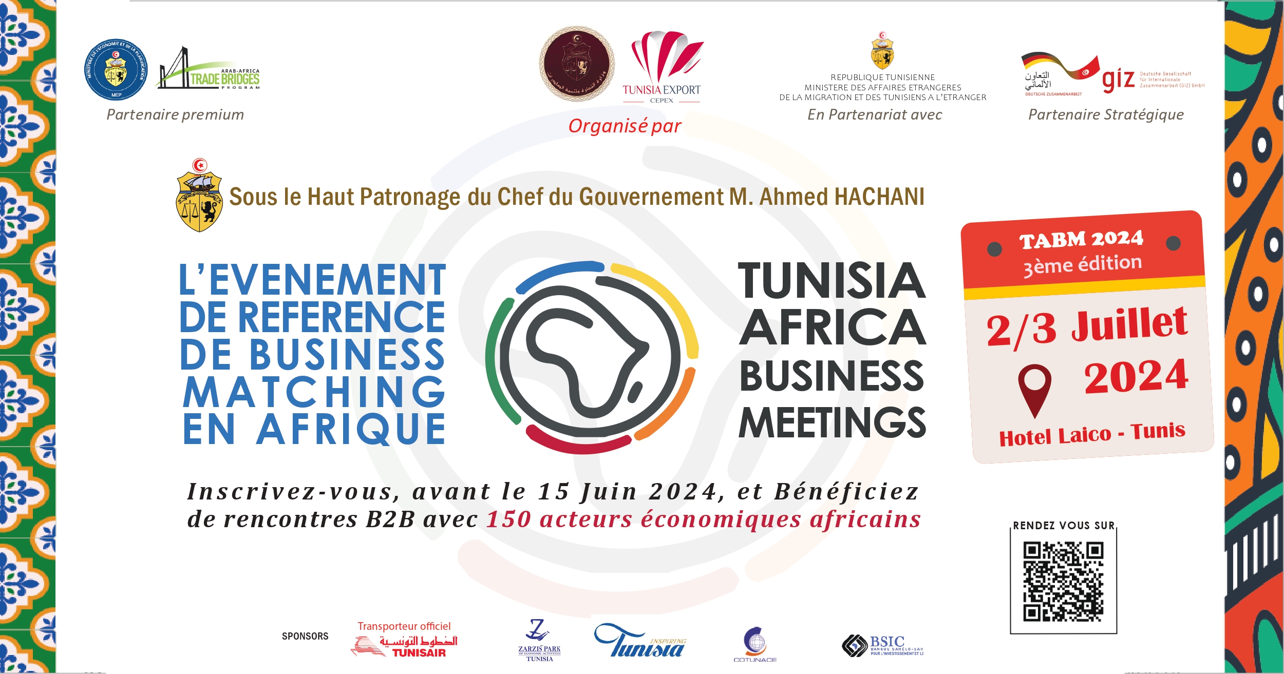 الدورة الثالثة لتظاهرة اللقاءات المهنية التونسية الإفريقية "TABM " - CCISE
